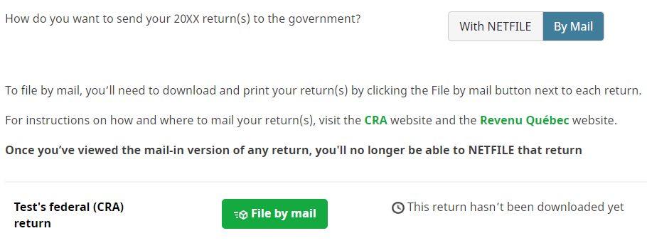 I need to prepare both a CRA and a Revenu Québec tax return. What do I ...
