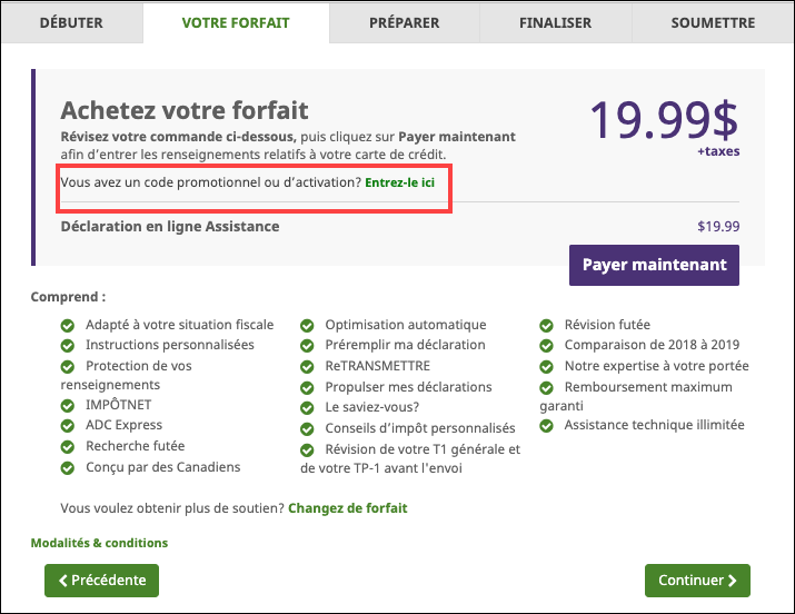 Où dois-je entrer mon code d'activation?